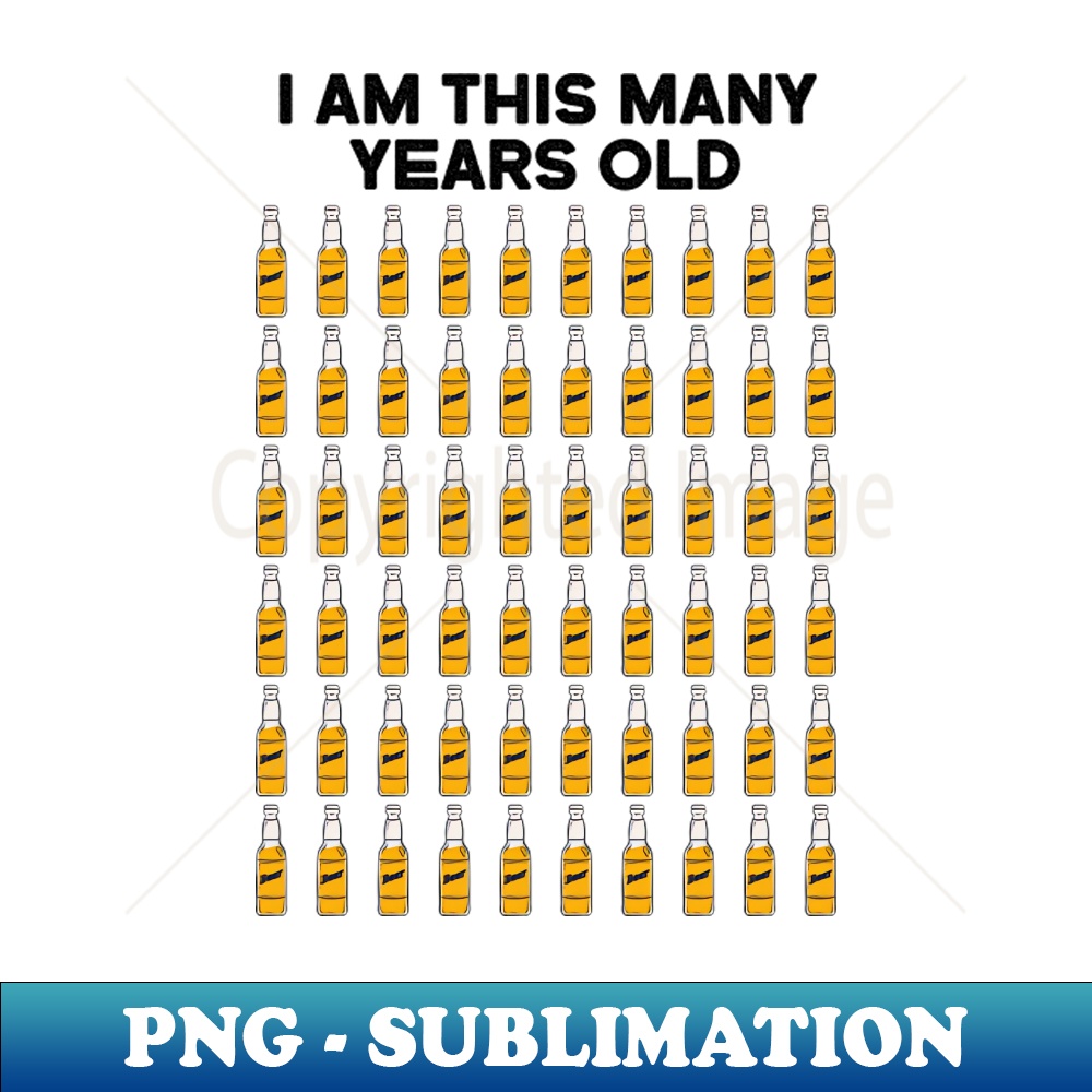 60 Beers Old 60th Birthday Beer Bottles - PNG Transparent Su | Inspire ...
