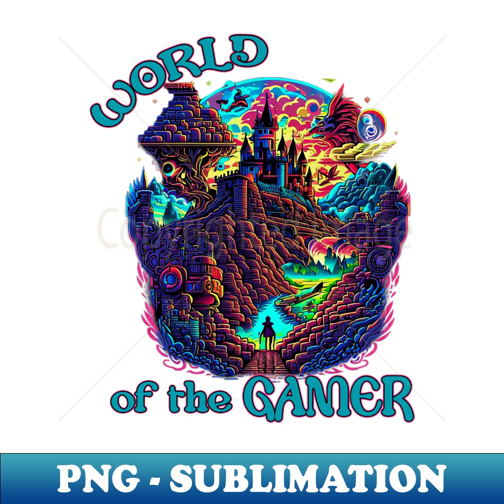 World of the gamer castle - Elegant Sublimation PNG Downloa - Inspire ...