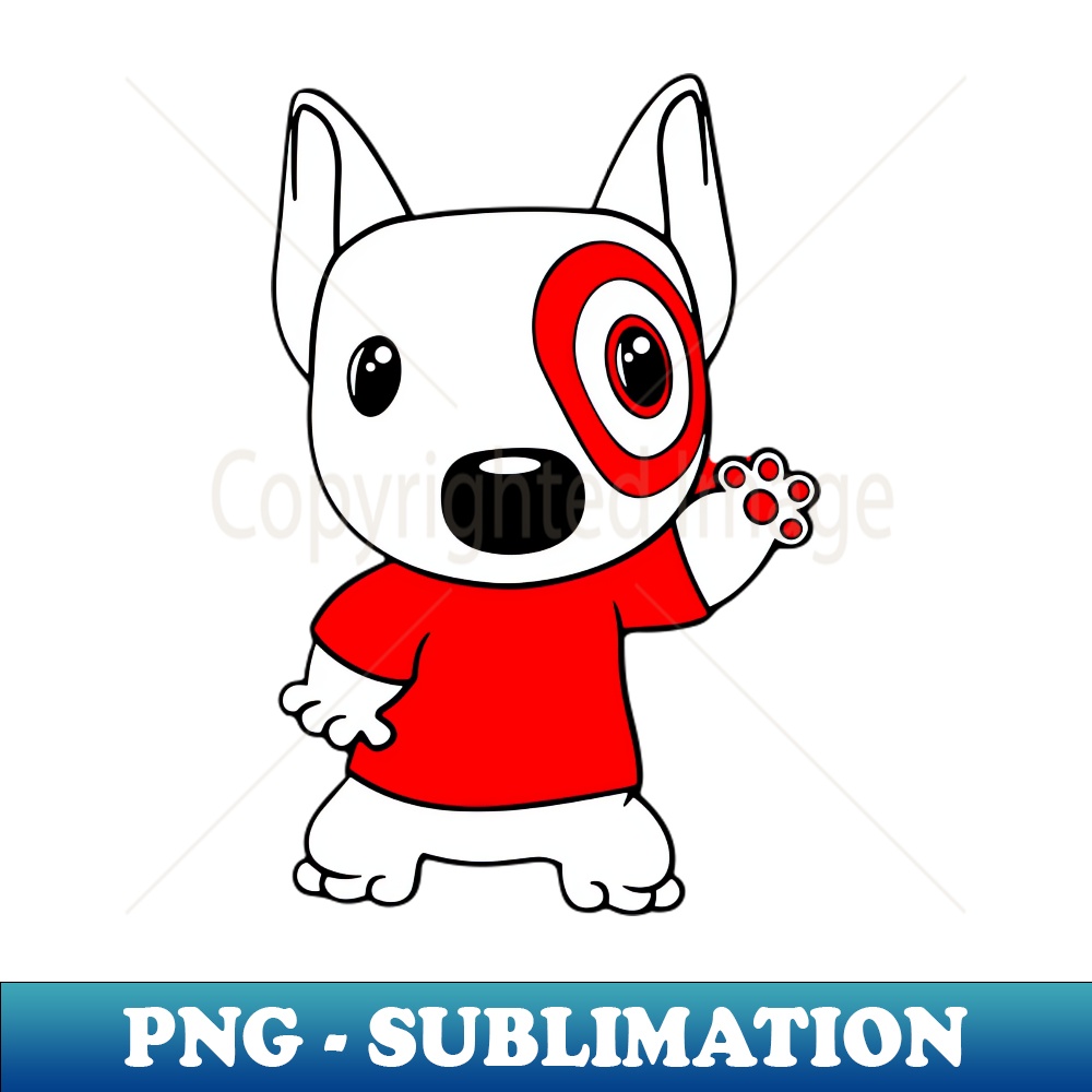 Cute Bullseye Dog Team Member - High-Quality PNG Sublimation | Inspire ...