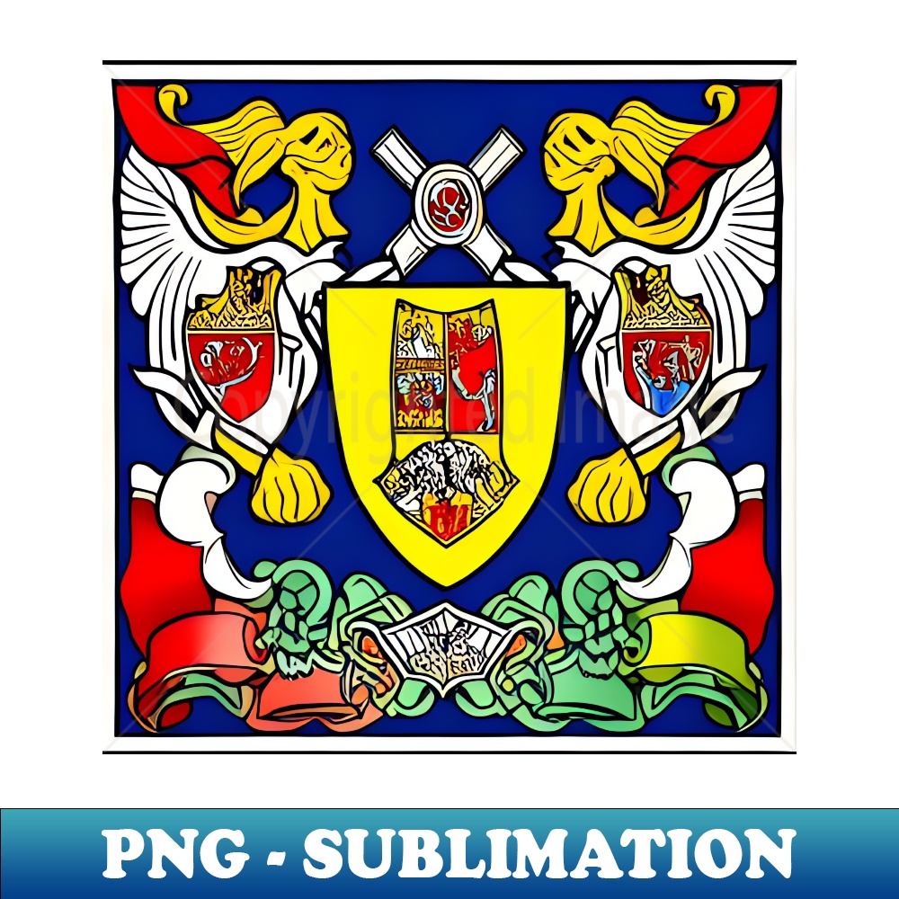Royal Heraldry Flag - Instant Sublimation Digital Download - | Inspire ...