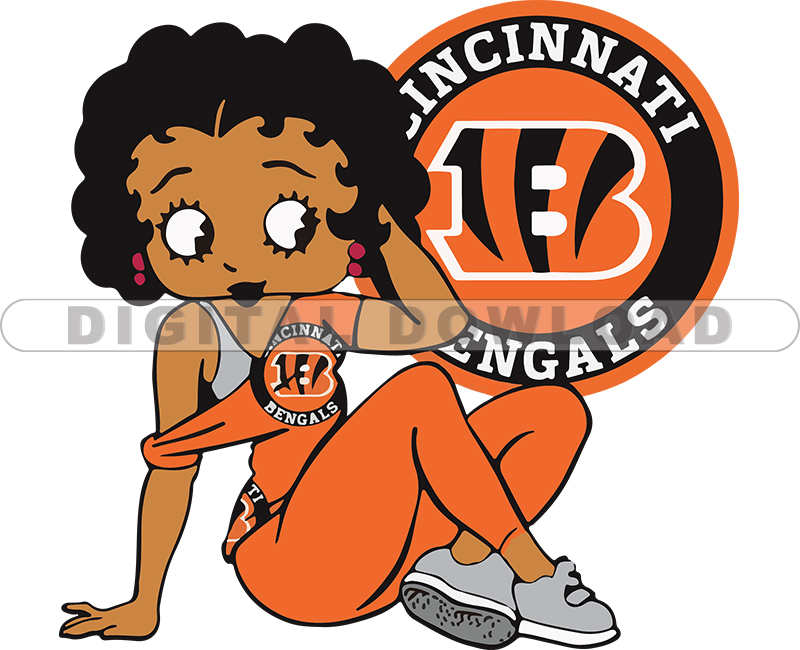 Cincinnati Bengals Betty Boop Svg, NFL Svg, Girl Sport Svg, - Inspire ...