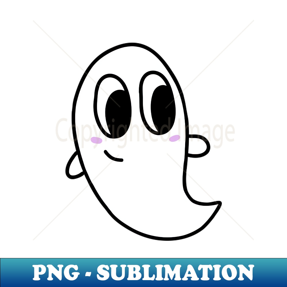 Cute Blushing Ghost Cartoon made by EndlessEmporium - Artist | Inspire ...