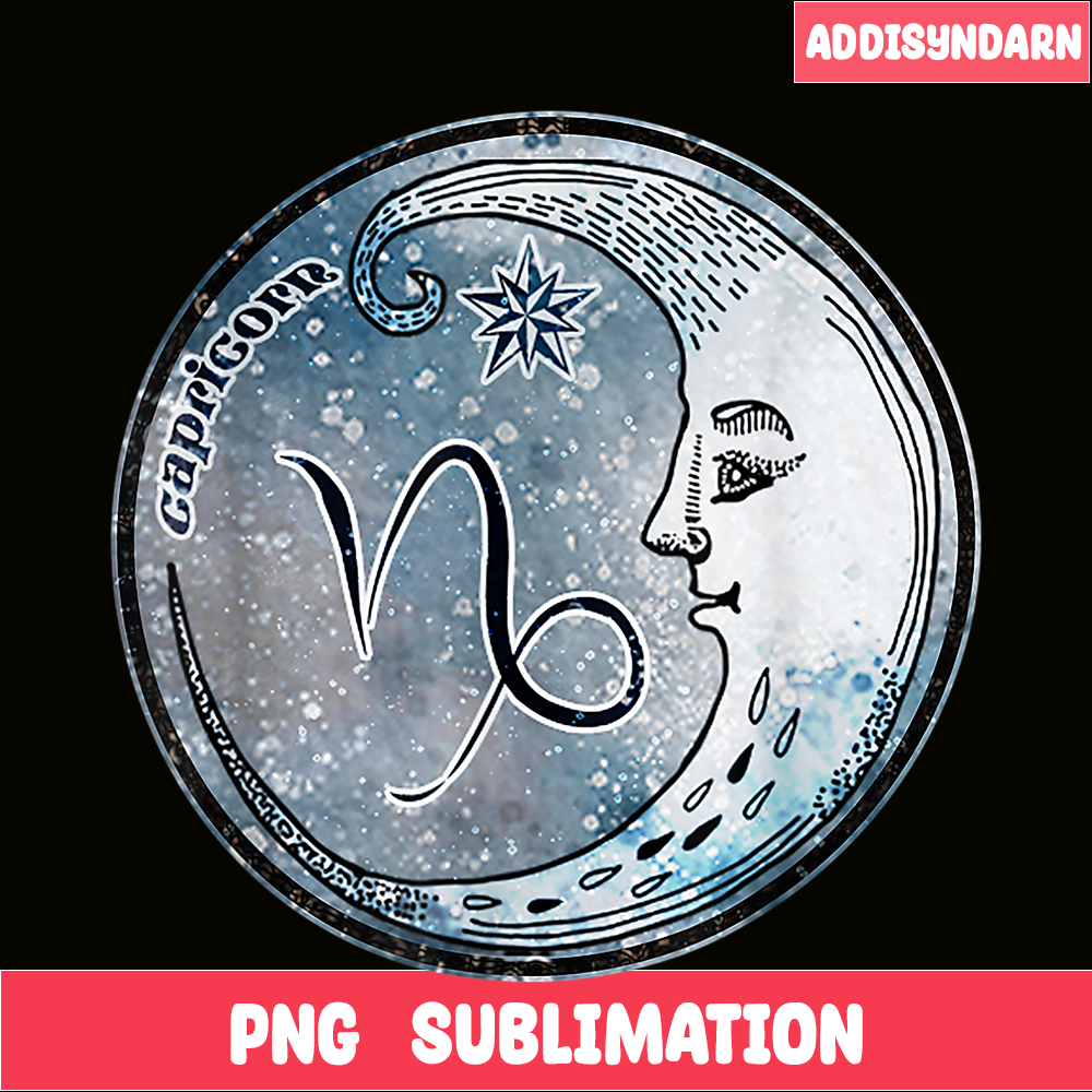 Capricorn Moon PNG Sign Astrology PNG Zodiac Symbol PNG | Inspire Uplift