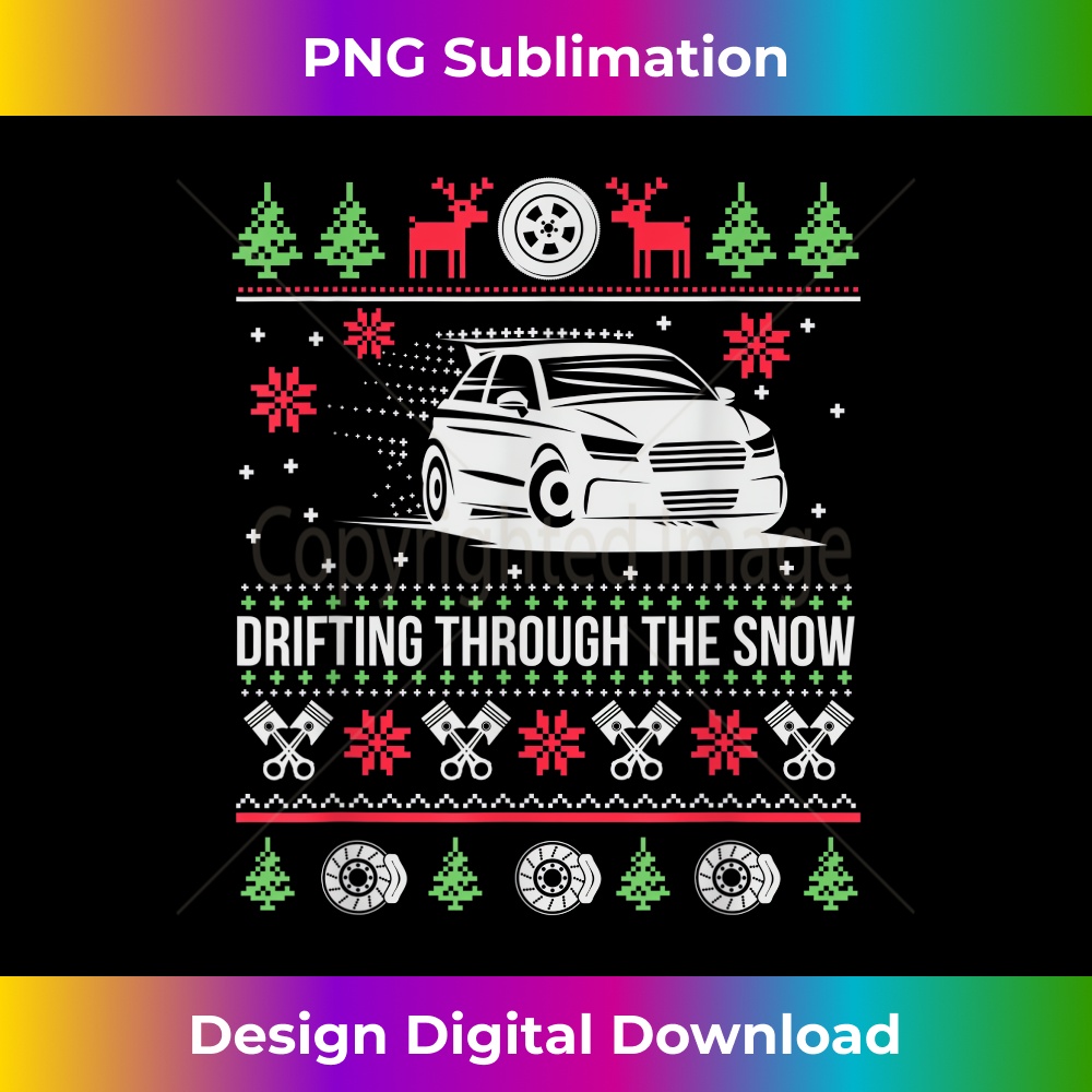 Ugly Christmas Drifting Through The Snow - Deluxe PNG Sublim - Inspire ...