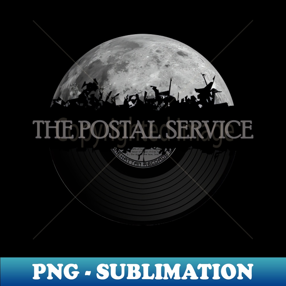 The Postal Service moon vinyl - High-Resolution PNG Sublimat | Inspire ...