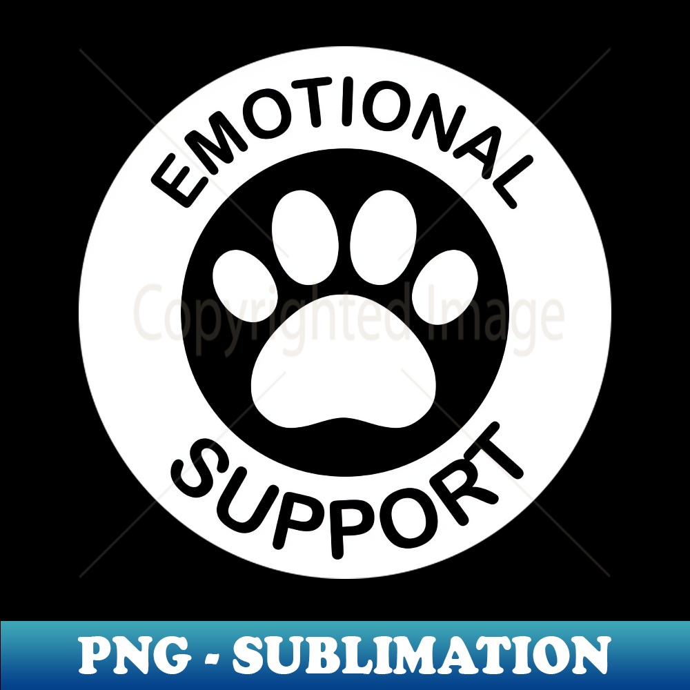 Emotional Support Animal - Paw Print - Exclusive Sublimation | Inspire ...