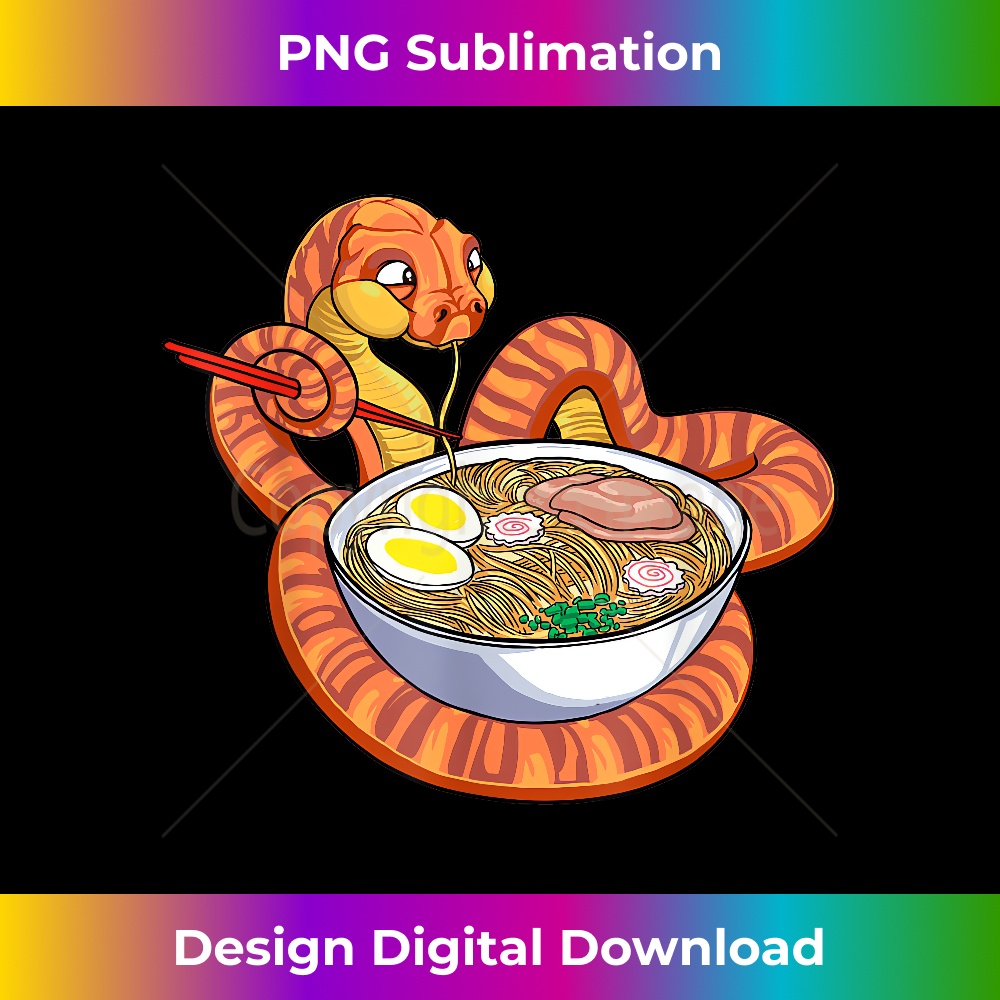 Snake Eating Ramen Kawaii Snake Japanese Noodle - Timeless P | Inspire ...