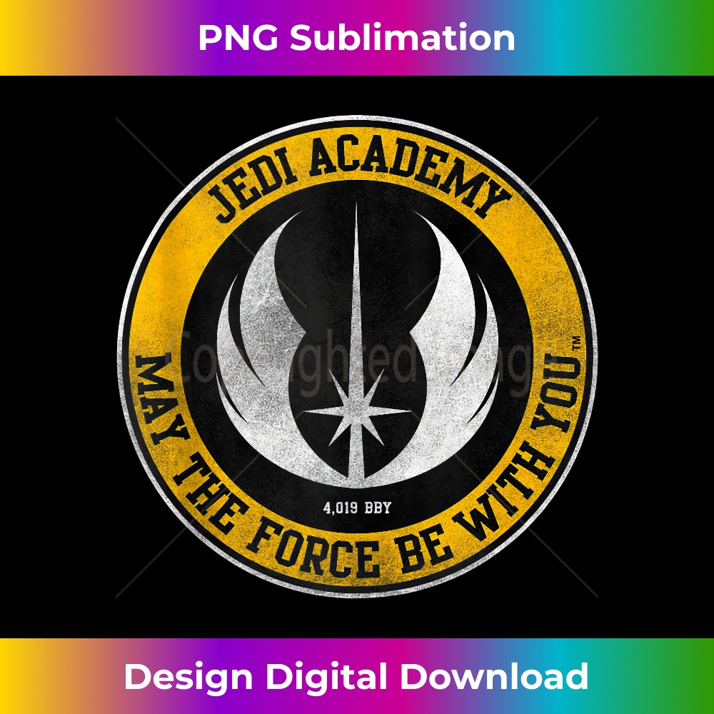 Star Wars Jedi Academy May The Force Be With You Logo Tank T | Inspire ...