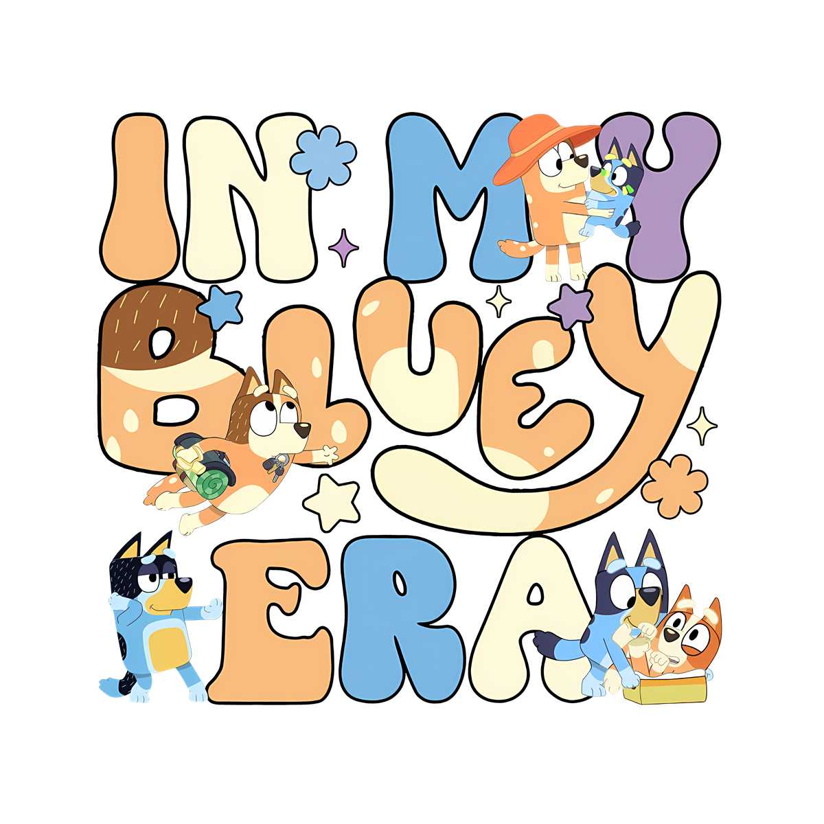 In My Bluey Era SVG Bluey Mom Chilli Heeler PNG Download | Inspire Uplift