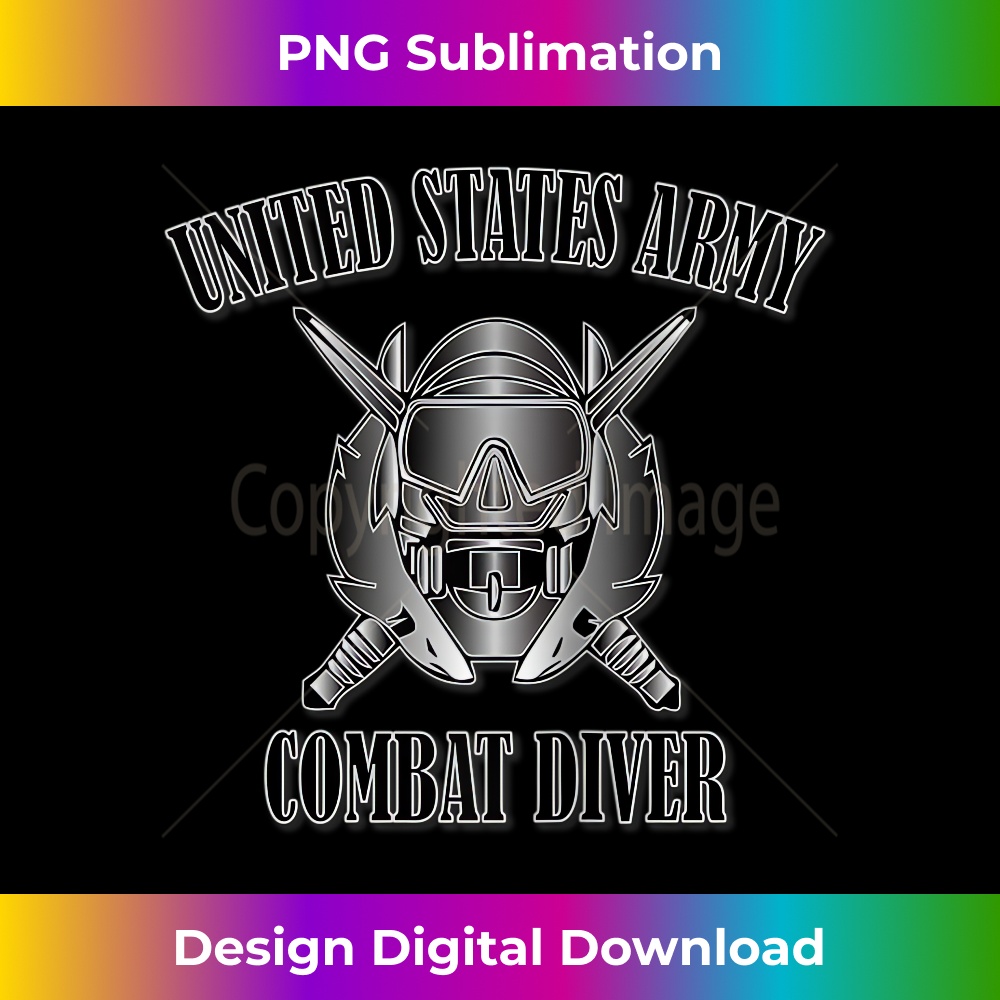 U.S. Army Combat Diver (Back Design) Tank To - Classic Subli | Inspire ...