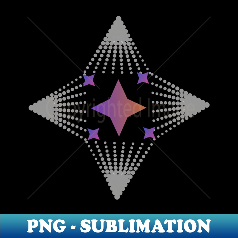 Shiny Rhombus Seamless Star - Professional Sublimation Digit | Inspire ...