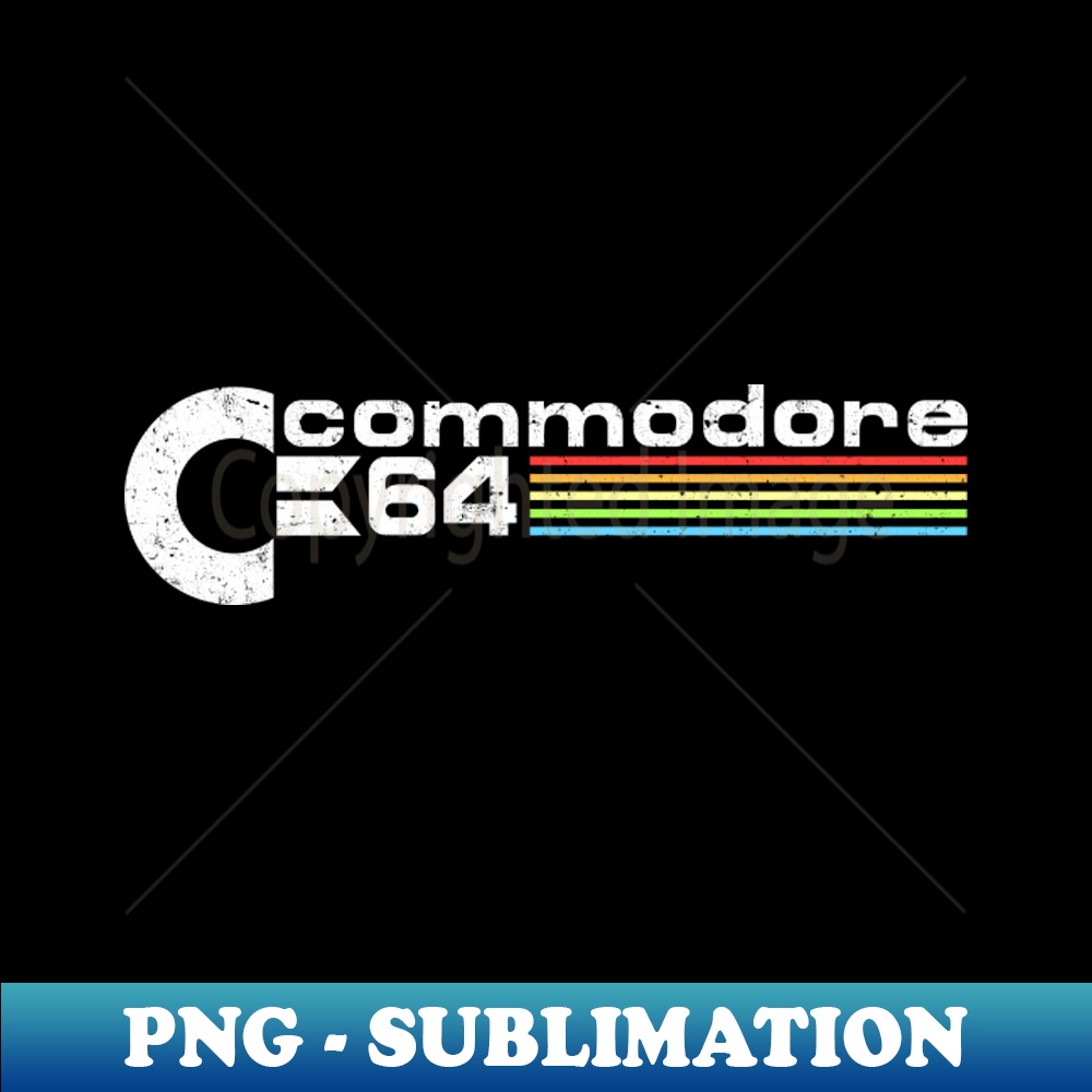 Vintage Commodore 64 - Stylish Sublimation Digital Download | Inspire ...