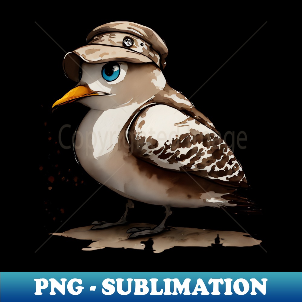 Cool seagull with hat - Retro PNG Sublimation Digital Downlo | Inspire ...