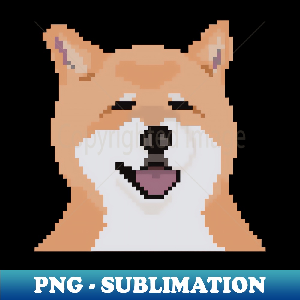 Shiba Inu - Pixel - Artistic Sublimation Digital File - Crea | Inspire ...
