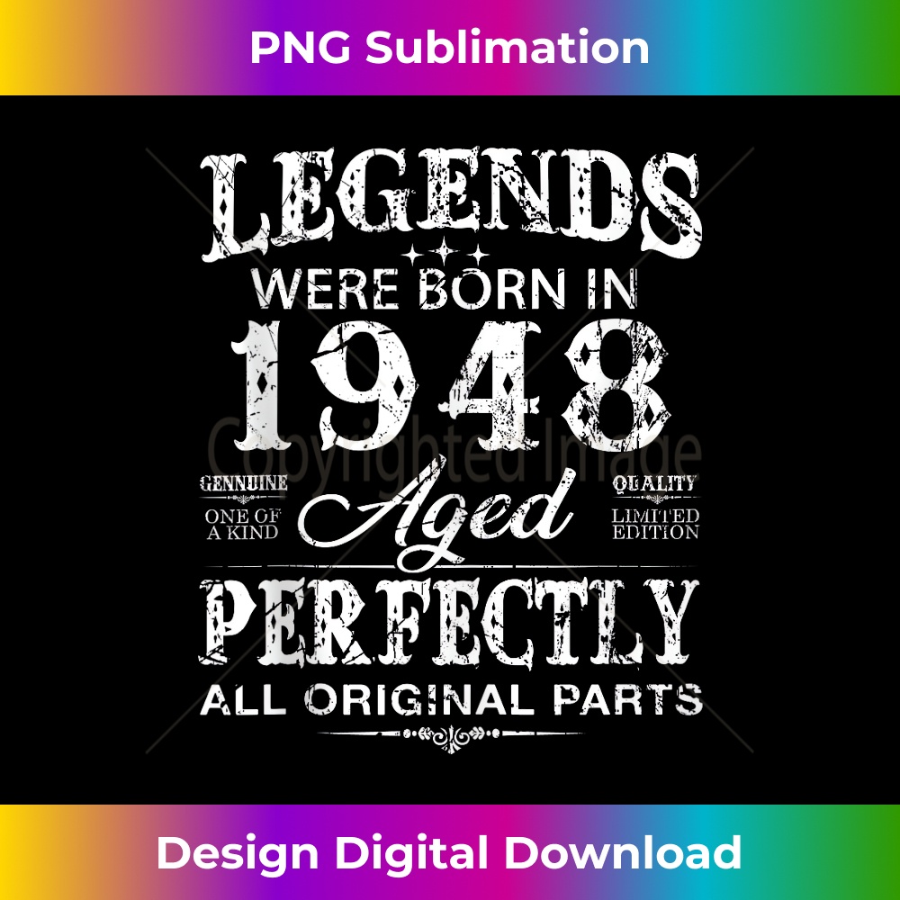 Vintage 1948 Funny 75 Years Old Men And Women 75th Birthday - Inspire ...