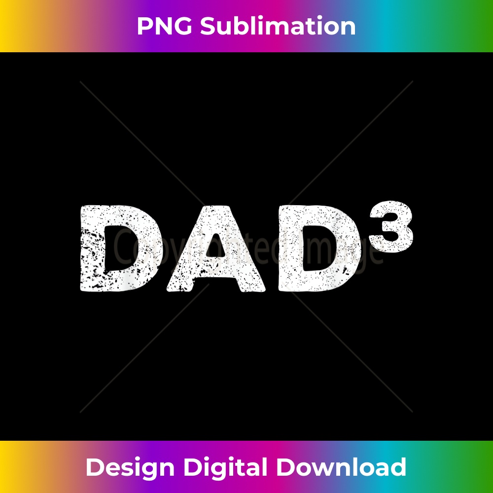 Father of 3 Gift from Kids Dad Cubed Dad to the Third Power | Inspire ...