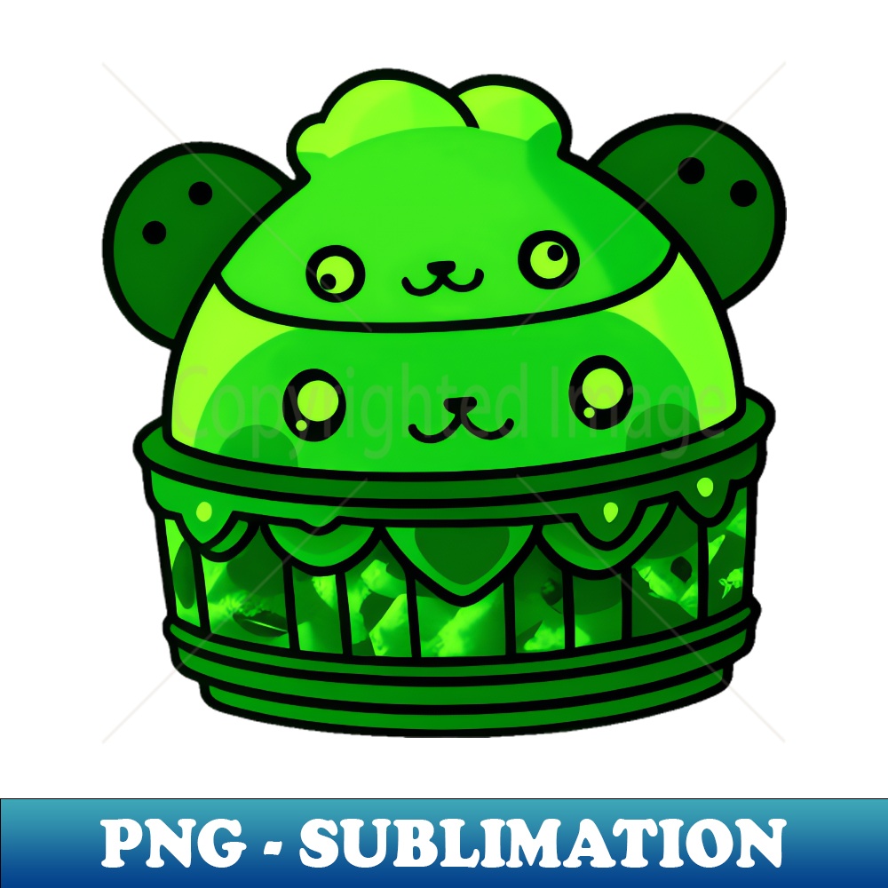 Green Kawaii Cute Food Mochi Toxic - Creative Sublimation PN | Inspire ...