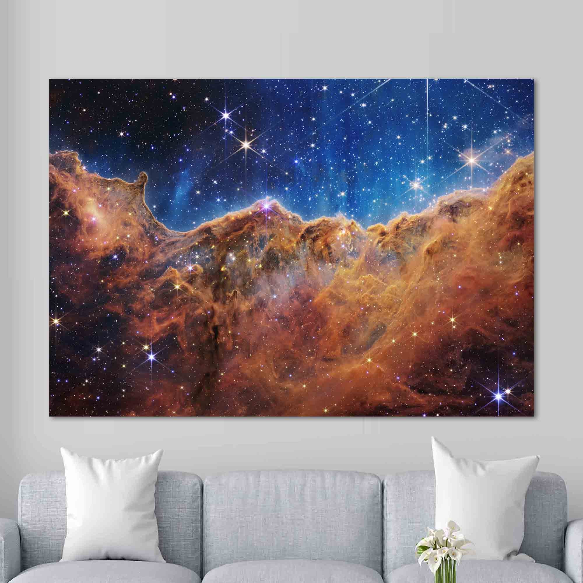 Wall art Carina Nebula NASA Deep Field Canvas_Poster James W | Inspire ...