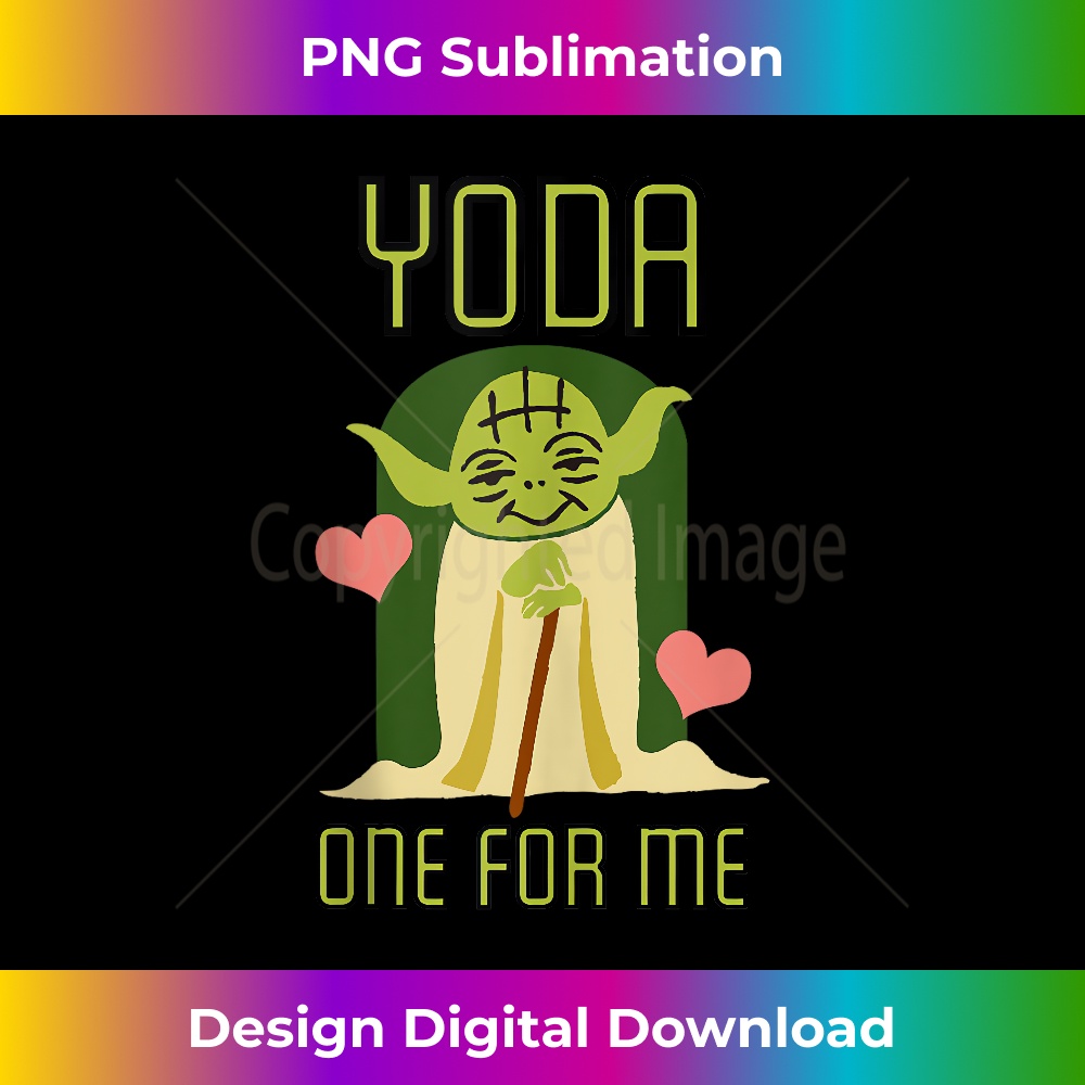 Star Wars Valentine's Day Yoda One For Me Tank To - Sleek Su | Inspire ...