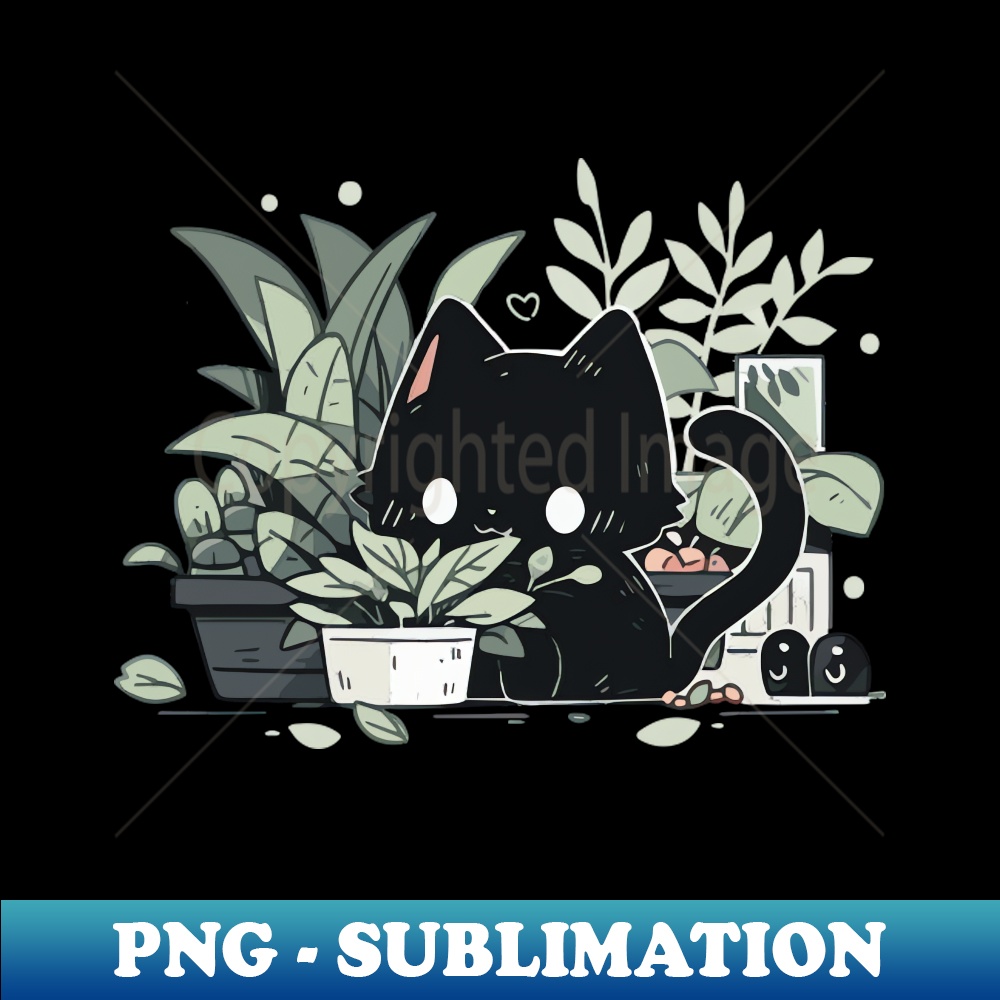 Plant killer black cat - Stylish Sublimation Digital Downloa | Inspire ...