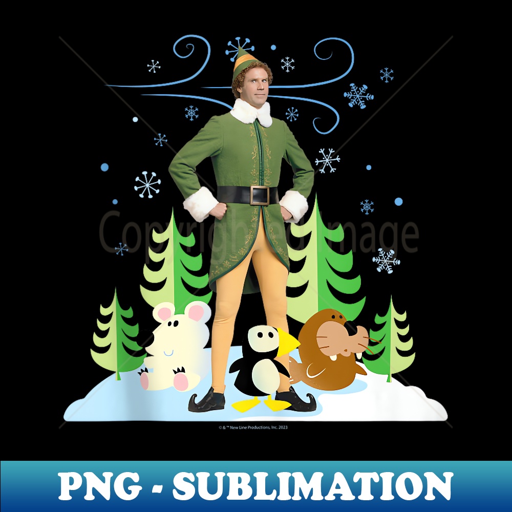 Elf - Buddy And Arctic Puppets - Premium PNG Sublimation Fil | Inspire ...
