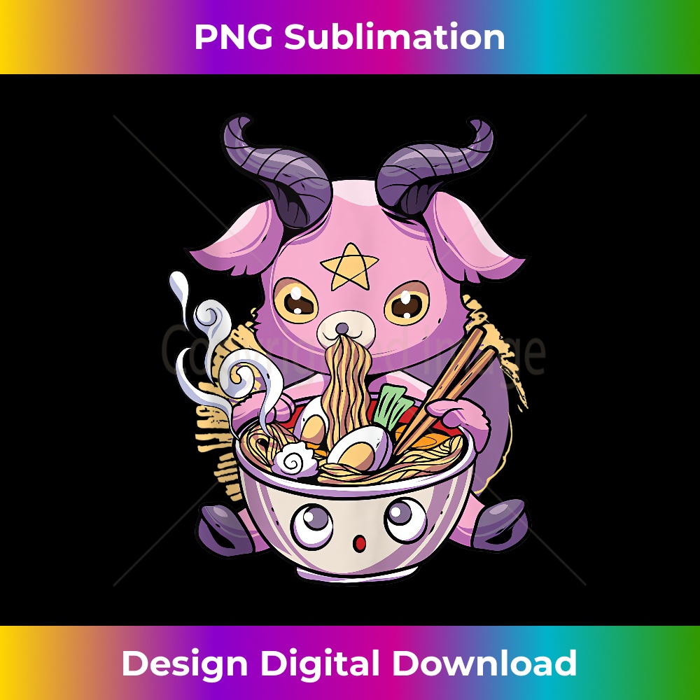 Pastel Goth Baphomet Ramen Noodles Japan Food Satanic Goat T - Inspire ...