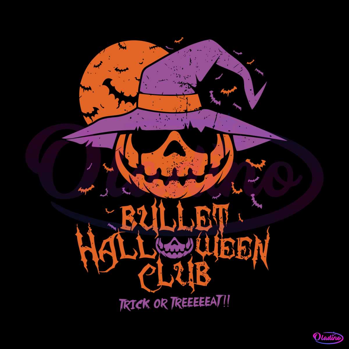 Bullet Club Bad Moon Trick Or Treat SVG Cutting Digital File | Inspire Uplift
