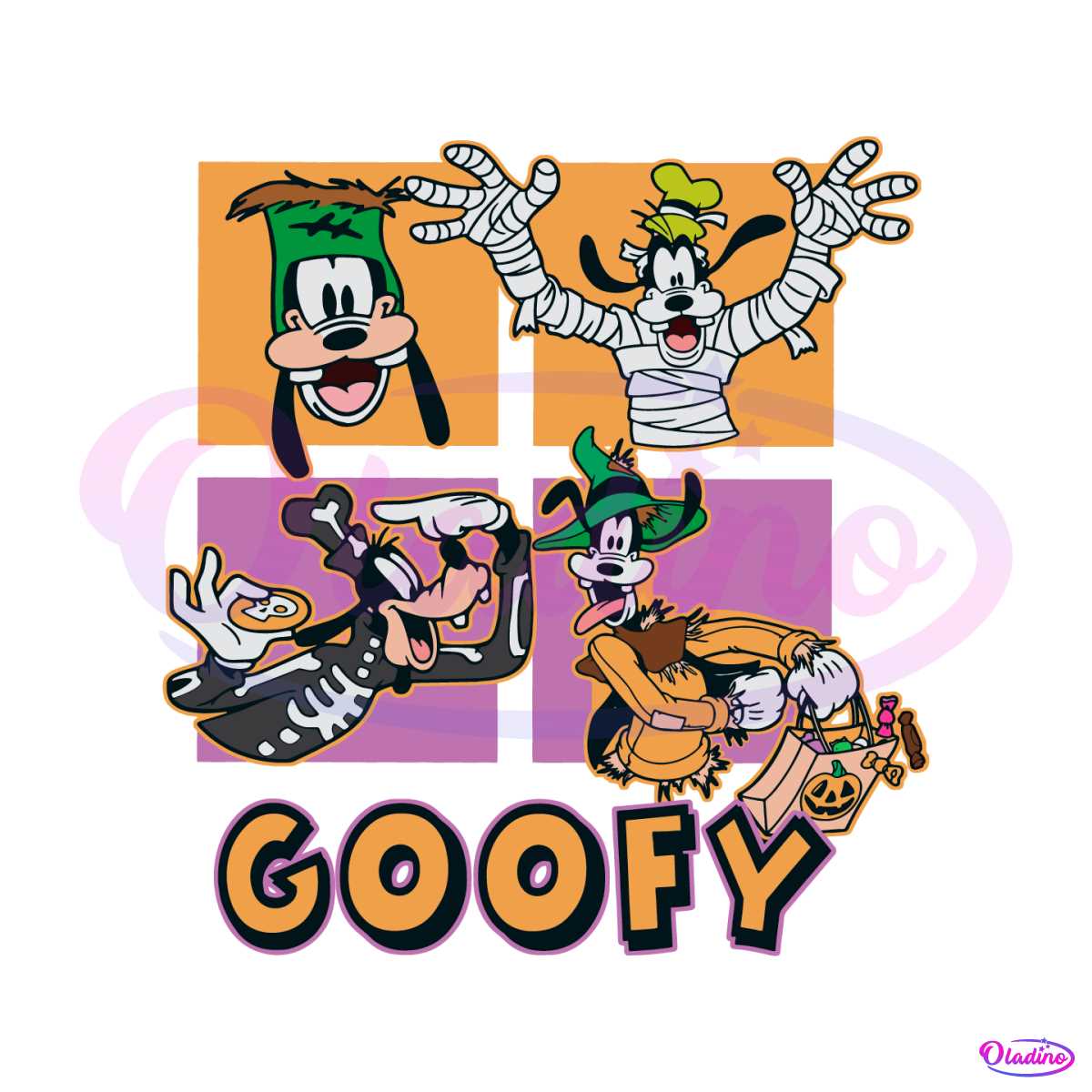 Cute Disney Goofy Spooky Vibes SVG Graphic Design File 2111 | Inspire ...