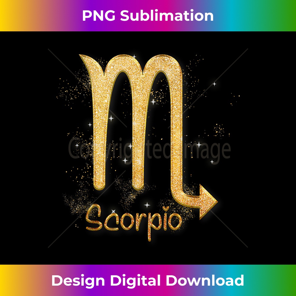Scorpio Golden Sign Zodiac April May Birthday - Classic Subl - Inspire ...