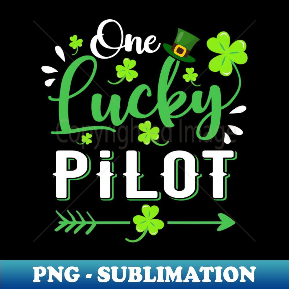 One Lucky Pilot Shamrock Leprechaun Hat St Patricks Day - PN | Inspire ...