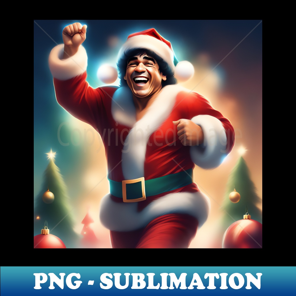 Diego Armando Maradona dressed as Santa Claus - Sublimation- | Inspire ...