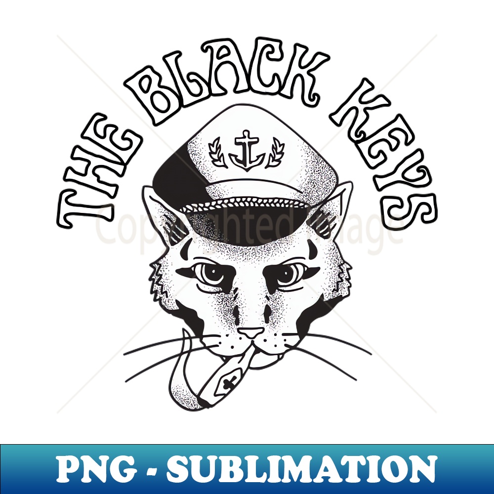 the black keys cat design - PNG Transparent Digital Download | Inspire ...