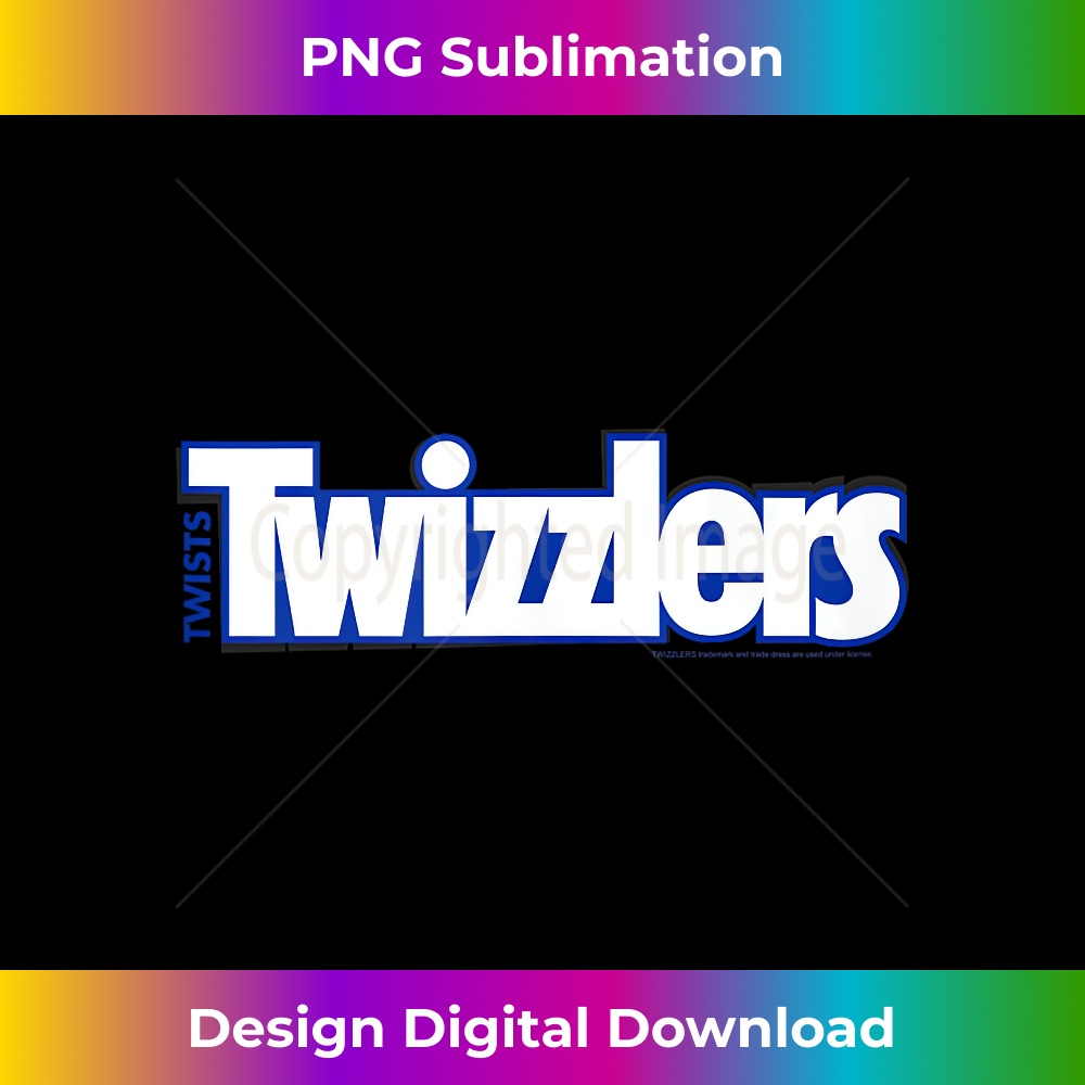 Twizzlers Twists Classic White & Blue Logo Distressed Tank T - Inspire ...