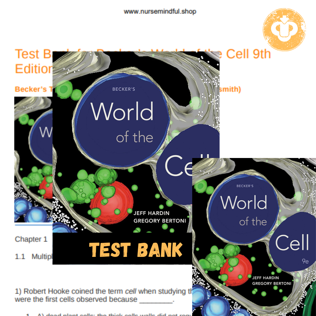 Latest 2023 Test bank Becker's World of the Cell 9th Edition | Inspire ...