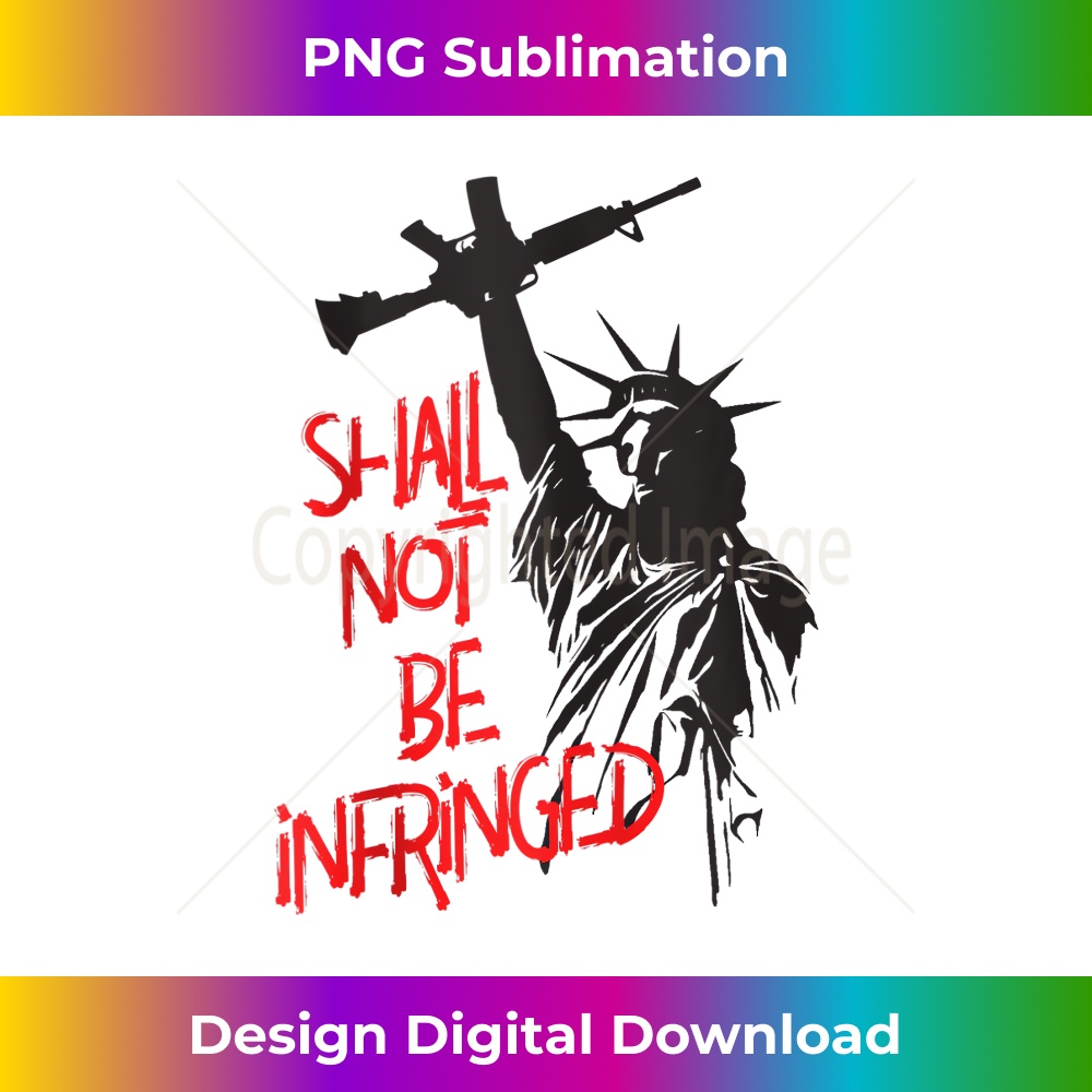 Pro Second Amendment 2A Lady Liberty With Raised Firearm Tan | Inspire ...