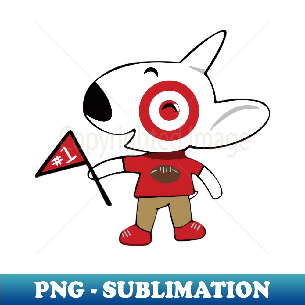 Beseball Season Bullseye Cute Dog Team Member - Instant PNG - Inspire ...