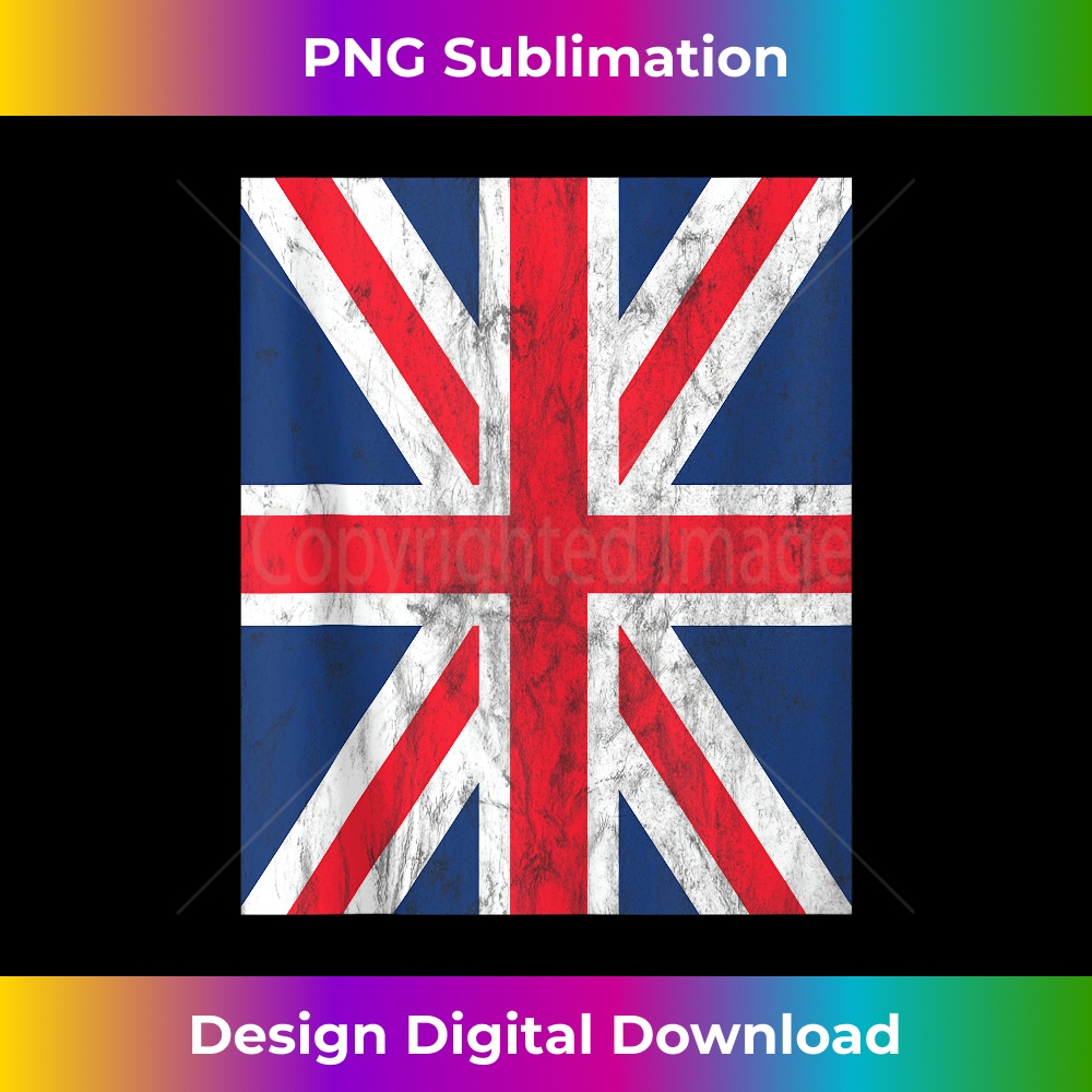 Vintage British Flag England Union Jack Antique Aged Design | Inspire Uplift