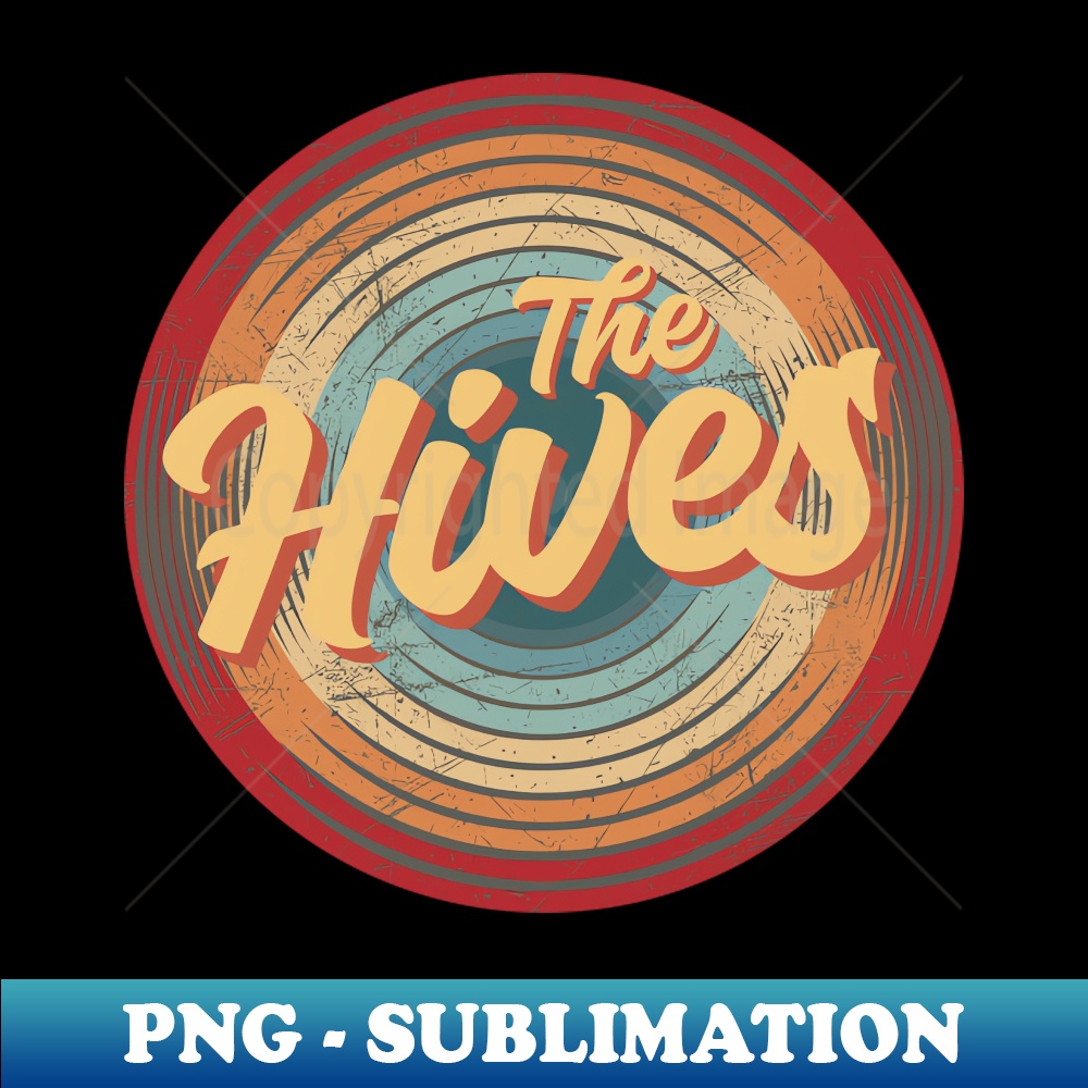 the hives vintage circle - Exclusive Sublimation Digital Fil - Inspire Uplift