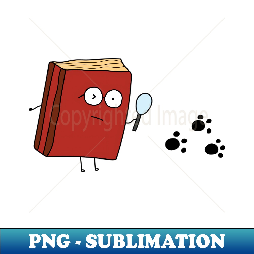 funny Book detective searching for clues - PNG Transparent S - Inspire ...