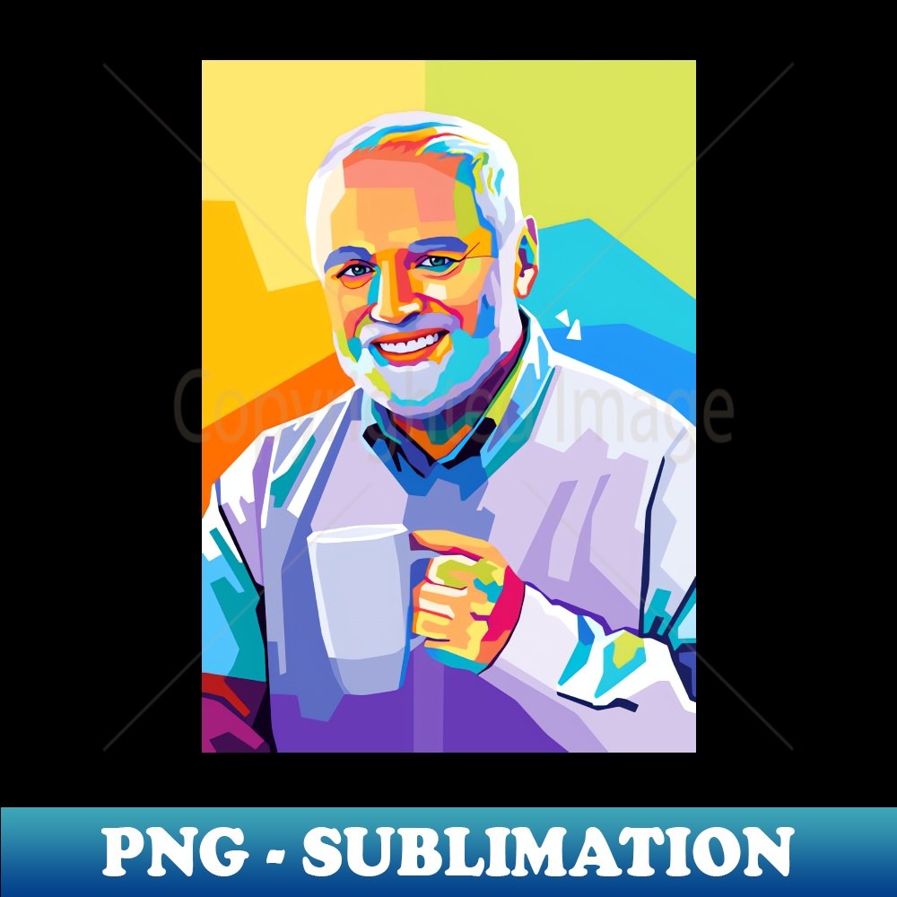 Hide the pain Harold meme Pop Art - High-Quality PNG Sublima | Inspire ...