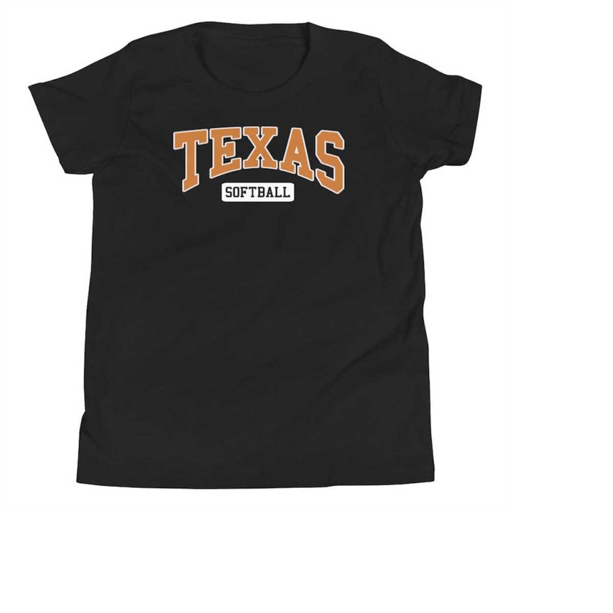 Texas Softball Classic Retro Style Softball Player Youth Sho | Inspire ...