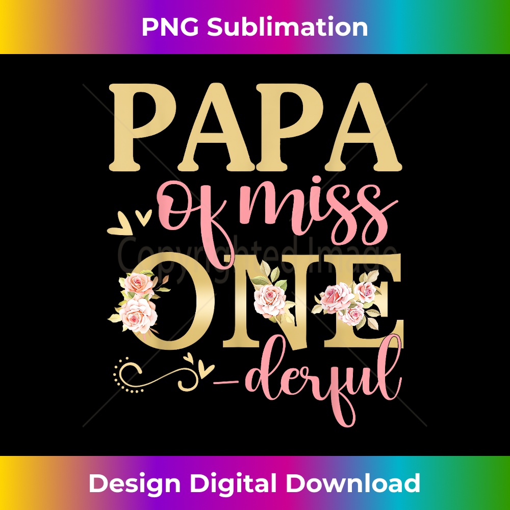 Papa of Little Miss Onederful 1st Birthday Family Matching - | Inspire ...