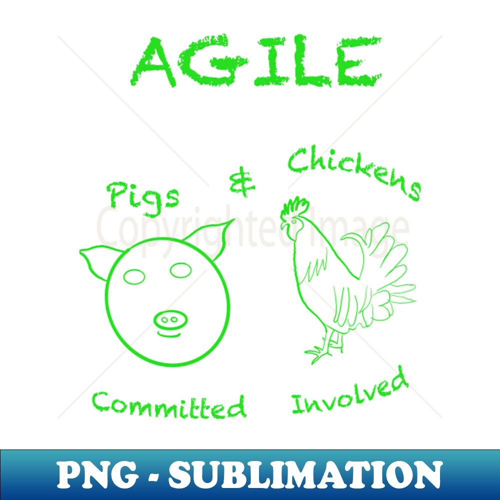 Agile Software Development Pigs and Chickens Illustration - - Inspire ...