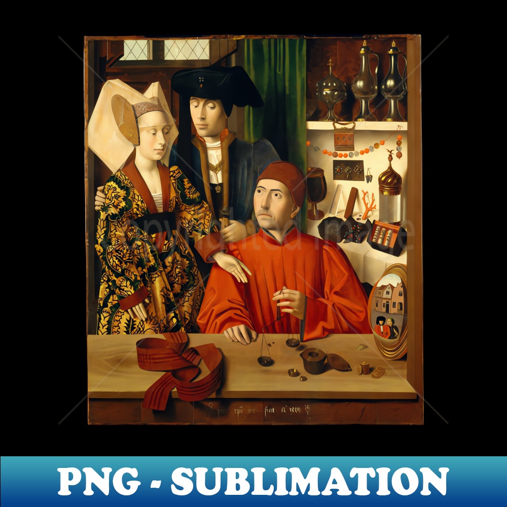 A Goldsmith in his Shop a Medieval Renaissance Painting 1449 | Inspire ...