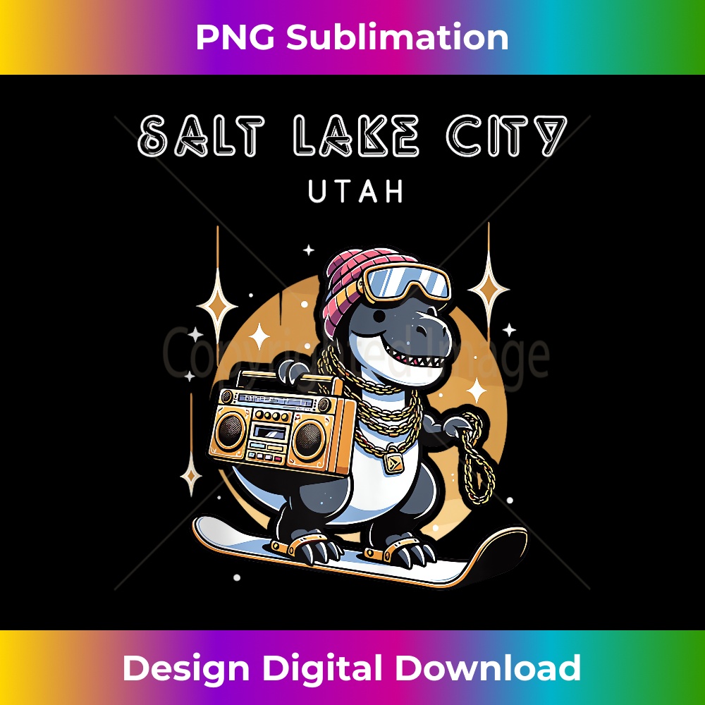 Salt Lake City Utah - Winter T-Rex on Ski Tank To - Luxe Sub | Inspire ...