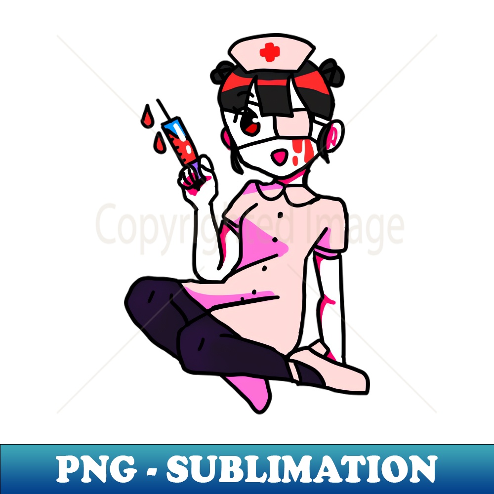 Nurse Horror Dark Ver - PNG Transparent Sublimation File - A - Inspire ...