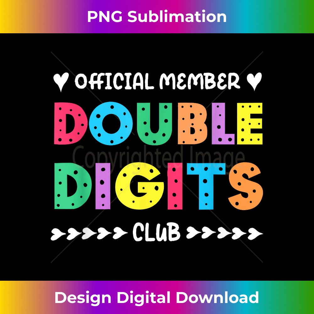 Official Member Double Digits Club 10th Birthday 10 Years - | Inspire ...