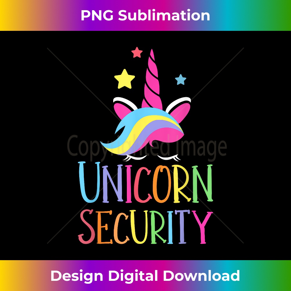 Unicorn Security - Classic Sublimation PNG File - Channel Yo - Inspire Uplift