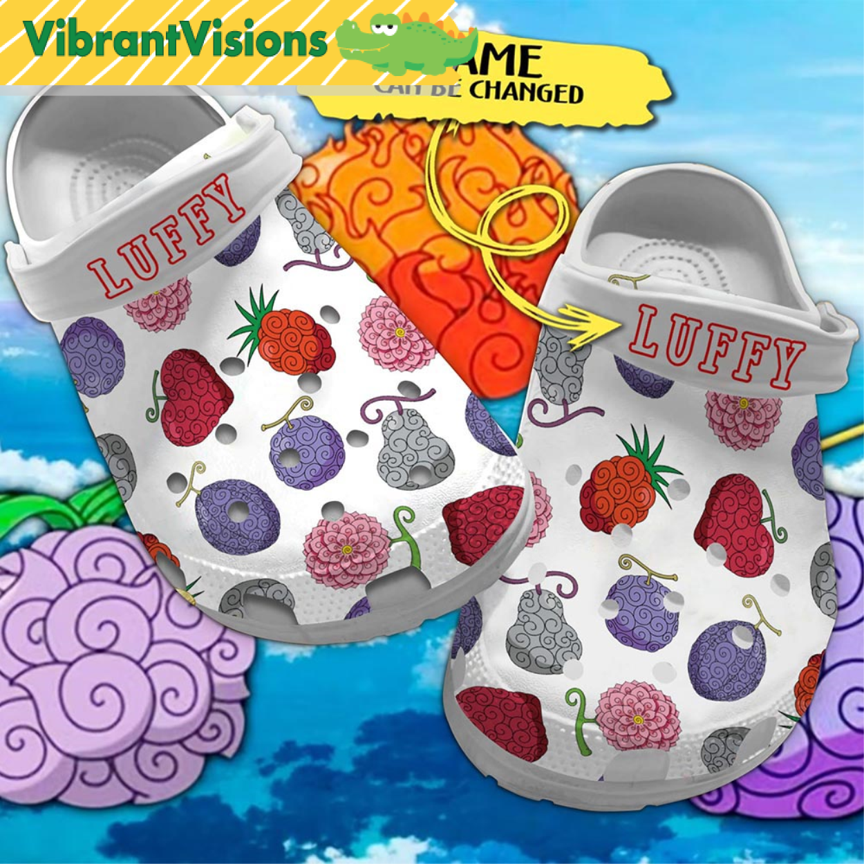Customized Devil Fruit One Piece Crocs - Discover Comfort An | Inspire ...