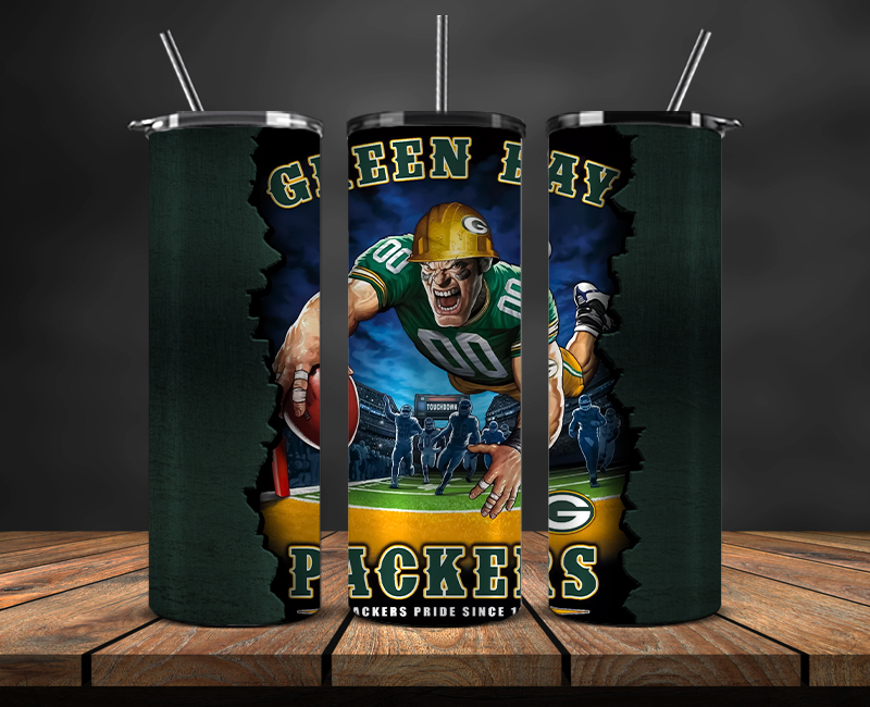 Green Bay Packers Tumbler, Packers Logo Tumbler,NFL Logo,Nfl | Inspire ...